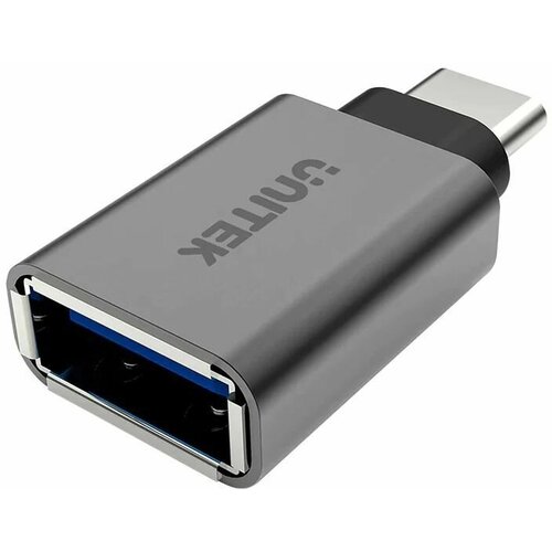 Адаптер-переходник Unitek USB C 3.0 - USB A 3.0, цвет серый (Y-A025CGY)
