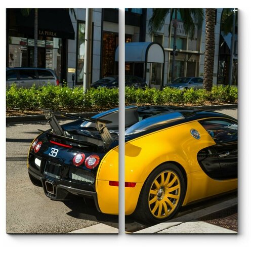Модульная картина Bugatti Veyron130x130