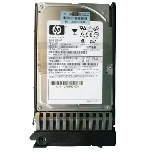 Жесткий диск HP 384038-B21 146Gb SAS 2,5" HDD