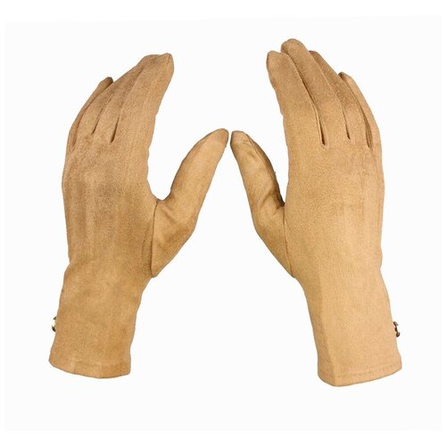 Перчатки  Kamukamu, размер 6-8 (17-21 см), бежевый