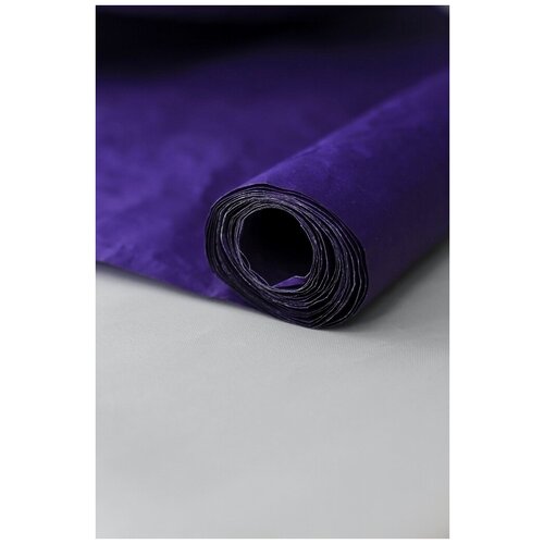 Бумага жатая эколюкс 0,7м*5м темный фиолет