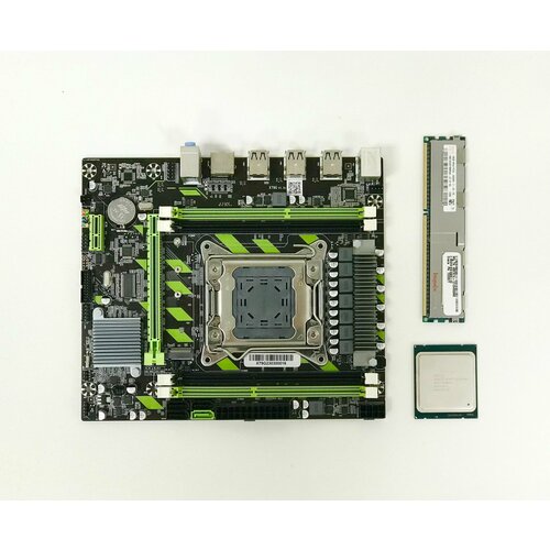 Материнская плата X79G + Intel Xeon E5-2670 v2+ 16GB DDR3 - комплект