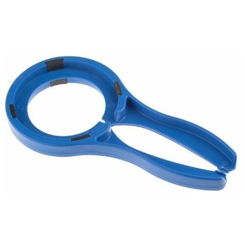 Открывалка ключ для банок с винтовыми крышками диаметром 66 и 82 мм, синий