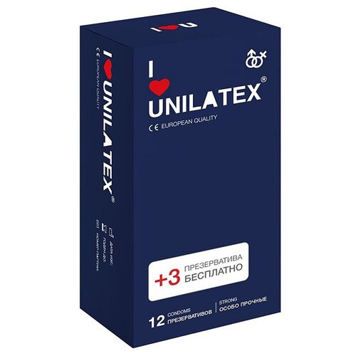 Презервативы Unilatex Extra Strong, 15 шт.