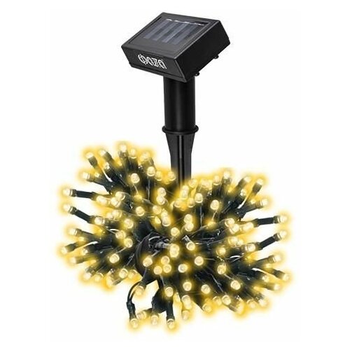 Светильник светодиодный садовый SLR-G01-100Y гирлянда 100 бел. LED на солнечн. батарее ФАZА 5027312