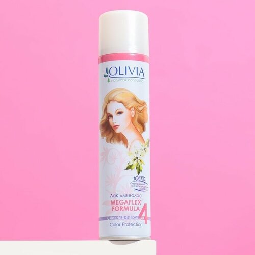 Olivia Balance Лак для волос сильной фиксации «Olivia» с экстрактом родиолы розовой, 250 мл