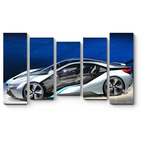 Модульная картина Электронный концепт-кар BMW i8100x60