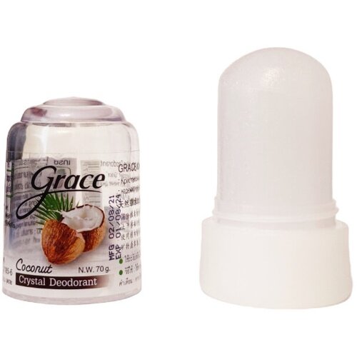 Grace Дезодорант кристаллический Coconut Натуральный с экстрактом Кокоса 70 гр