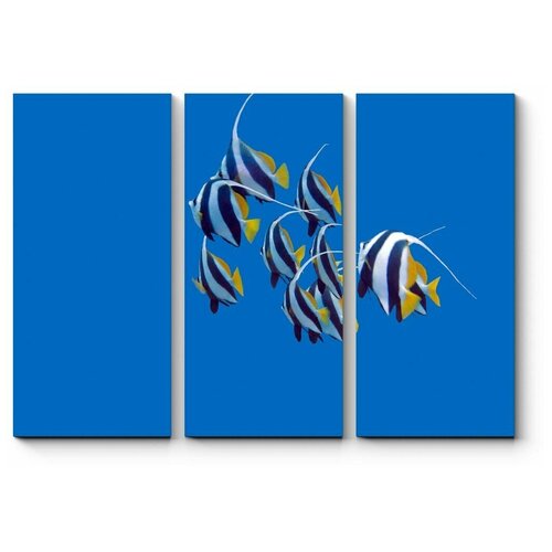 Модульная картина Тропические рыбы 100x72