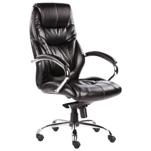 Компьютерное кресло EasyChair 534 MPU для руководителя, обивка: искусственная кожа, цвет: черный