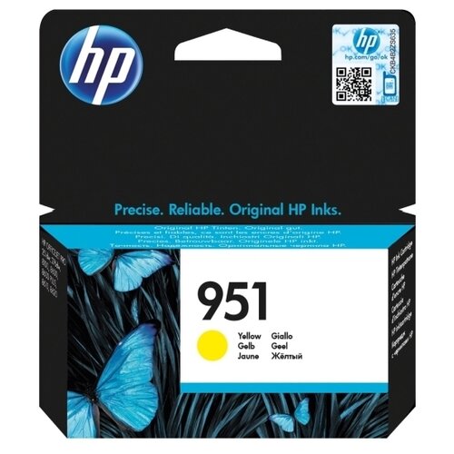 Картридж HP CN052AE, 700 стр, желтый