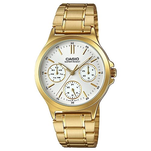 Наручные часы CASIO Collection LTP-V300G-7A, золотой, серебряный