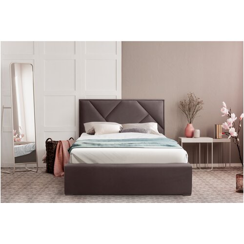 Мягкая кровать "Ева 2" 1,4м Velutto 36