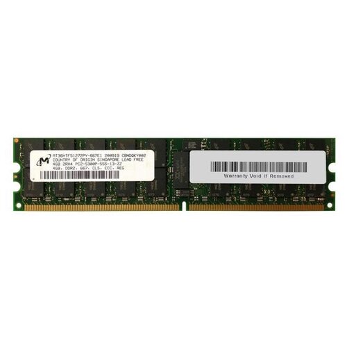 Оперативная память Micron 4 ГБ DDR2 667 МГц DIMM CL5 MT36HTF51272PY-667