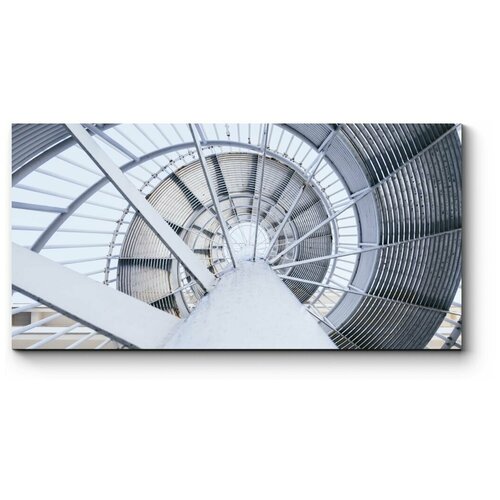 Модульная картина Стальная спиральная лестница170x85