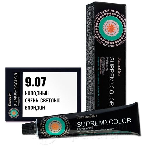 Farmavita Краска для волос Suprema Color 9.07, Farmavita, Объем 60 мл
