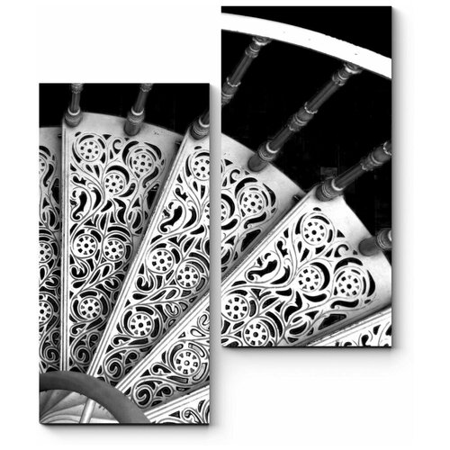 Модульная картина Винтажная лестница70x88
