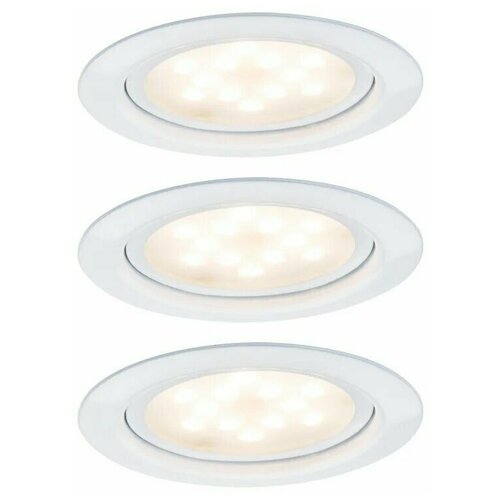 Paulmann для мебели Möbel EBL LED 93554, 12 Вт, свет: теплый белый, 2700 К, 3 шт.