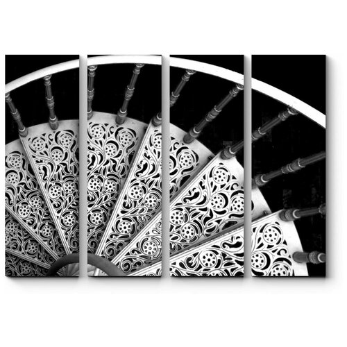 Модульная картина Винтажная лестница70x53