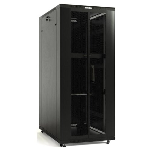 Шкаф серверный Hyperline TTB-3261-DD-RAL9004 32U 19" 600х1000мм, черный