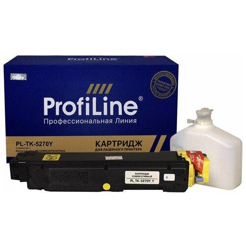 Тонер-картридж ProfiLine TK-5270Y жел. для Kyocera P6230/6630