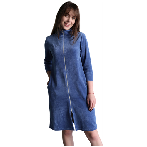 Халат  Lika Dress, размер 48, синий