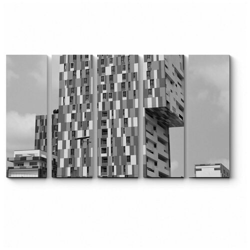 Модульная картина Красивый жилой комплекс Вилладжио90x54