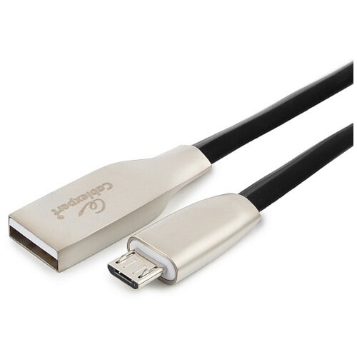 Cablexpert Кабель USB 2.0 CC-G-mUSB01Bk-1.8M AM/microB, серия Gold, длина 1.8м, черный, блистер