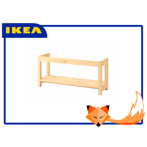 Подставка деревянная IKEA Ivar, 80х30x37 см, сосна