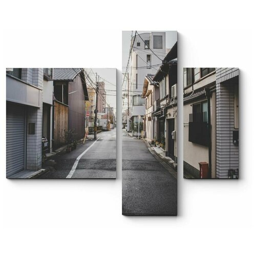 Модульная картина Узкие улочки Киото90x74
