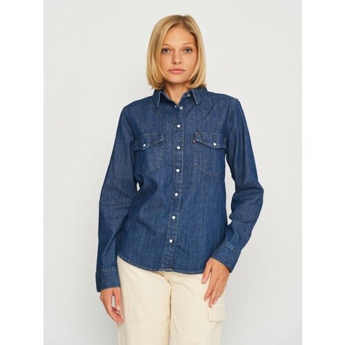 Рубашка  Levi's, размер XL, синий
