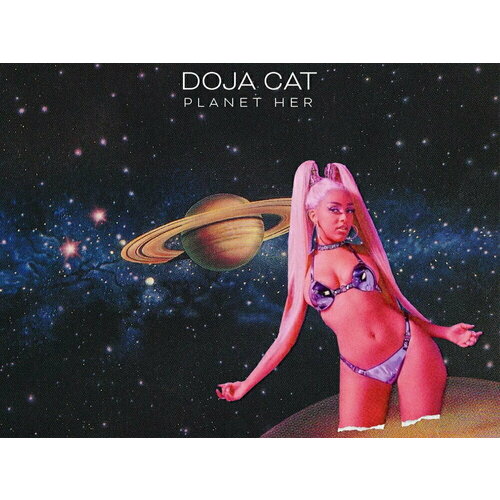 Плакат, постер на холсте Doja Cat/музыкальные/поп исполнитель/артист/поп-звезда/группа. Размер 42 х 60 см