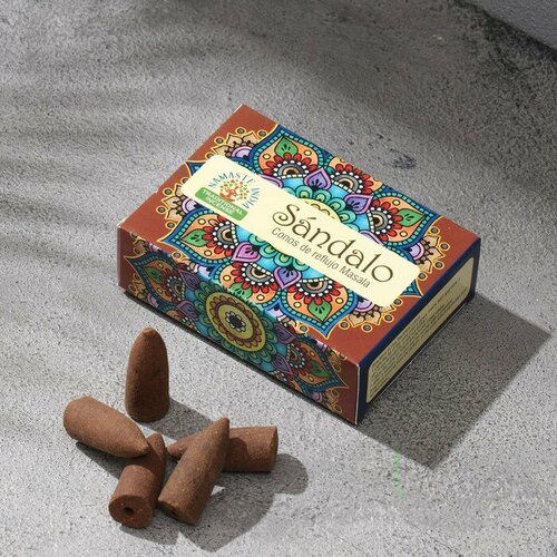Orkay Fragrance Благовония "Сандал", 10 конусов в упаковке