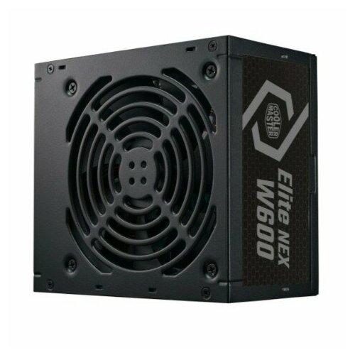 Cooler Master Блок питания 600 Ватт Power Supply Elite NEX W600, 600W, ATX, 120mm, 5xSATA, 2xPCI-E 6+2 , 3xMolex, APFC, 80+white, Bulk w EU cord