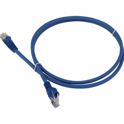 Патч-корд Lanmaster UTP LAN-PC45/U5E-5.0-BL кат.5е 5м синий LSZH