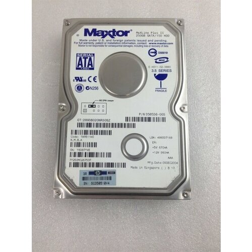 Жесткий диск HP 356536-003 250Gb SATAII 3,5" HDD