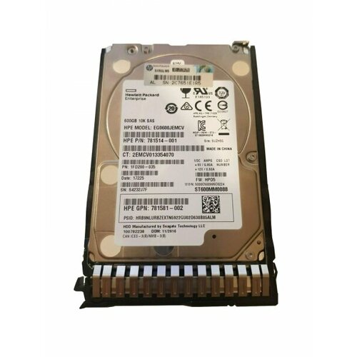 Жесткий диск HP 872477-B21 600Gb 10000 SAS 2,5" HDD