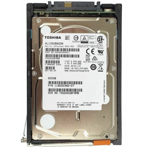 Жесткий диск EMC 005050846 600Gb 15000 SAS 2,5" HDD