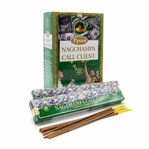Благовония Ppure NAG CHAMPA Call Client 15 г