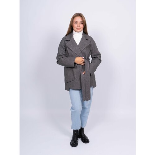 Пальто , размер 44, серый