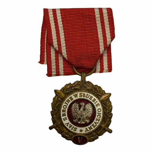 Польша, медаль "Вооруженные силы на службе родины" V лет 1968-1990 гг.