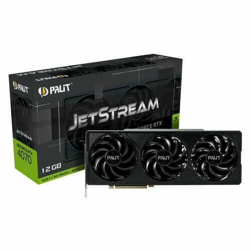 Видеокарта Palit NVIDIA GeForce RTX 4070 PA-RTX4070 JETSTREAM 12ГБ GDDR6X, Ret [ned4070019k9-1047j]