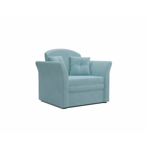 Кресло-кровать Малютка №2 Mebel-ars велюр Голубой Luna089
