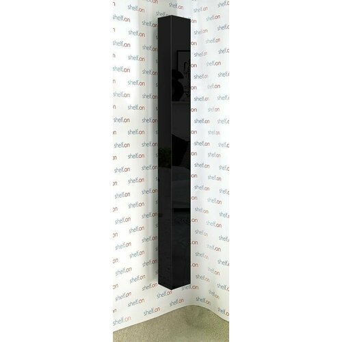 Поворотный зеркальный шкаф Shelf Иглу Шелф Стекло Венге