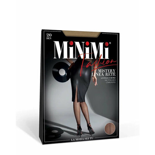Колготки  MiNiMi Mistery Linea Rete, 3 шт., размер L/XL, бежевый