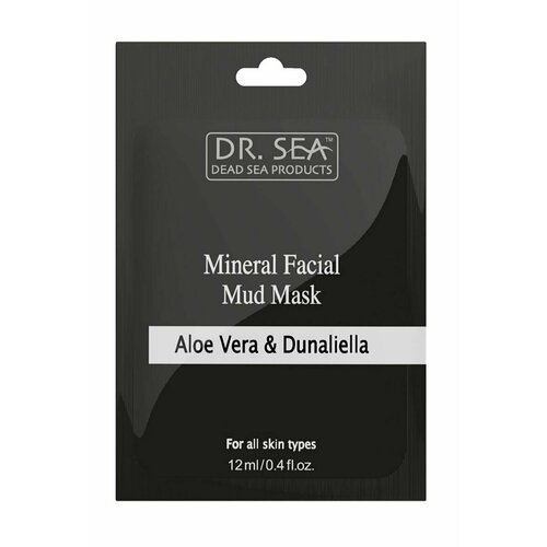 Минеральная грязевая маска для лица с алоэ вера и дуналиеллой Dr.Sea Mineral Facial Mud Mask with Aloe Vera and Dunaliella