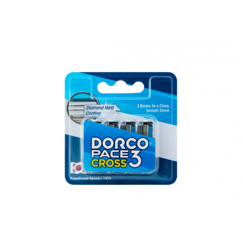 Сменные кассеты для бритья DORCO Pace 3 Cross, 4 шт