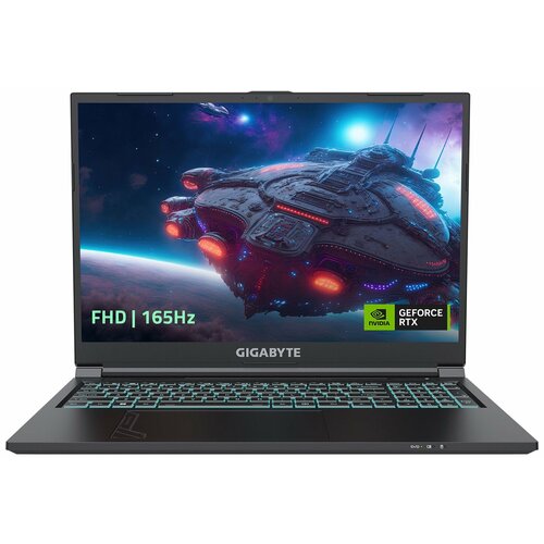 Игровой ноутбук Gigabyte G6 MF 16"(1920x1200) Intel Core i7 12650H(2.3Ghz)/16GB SSD 512GB/nVidia GeForce RTX 4050 6GB/No OS/MF-G2KZ853SD