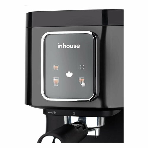 Кофеварка рожкового типа Inhouse ICM2002BK черная