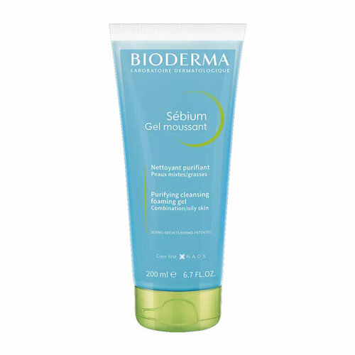 Себиум Очищающий гель в тубе 200 мл BIODERMA Sebium Purifying cleansing foaming gel 200 мл